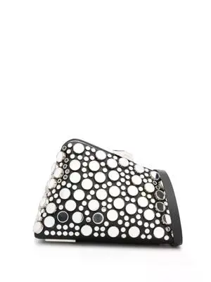 Attico Stud-embellished Leather Clutch