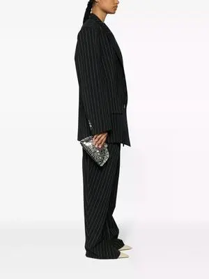 Attico Stud-embellished Leather Clutch