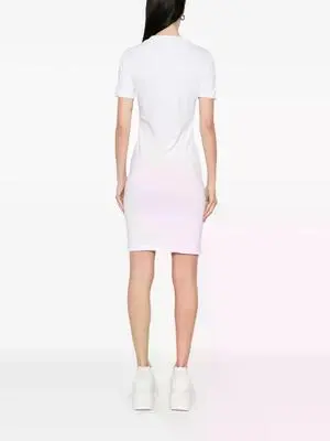 Versace Logo-print Mini Dress - White
