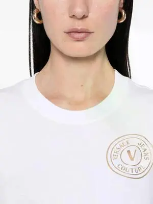 Versace Logo-print Mini Dress - White