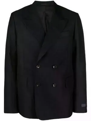 LANVIN Checked Double-breasted Blazer