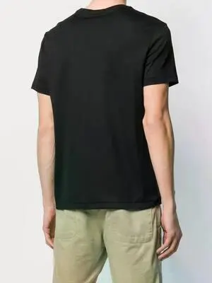 Polo Ralph Lauren Logo Embroidered T-shirt - Black