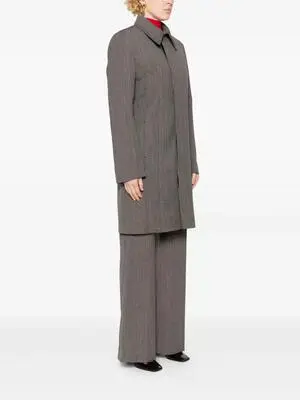 Victoria Beckham Jacquard Single-breasted Coat