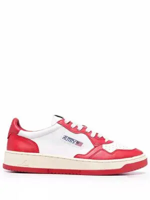 AUTRY Leather Perforated Sneakers - White