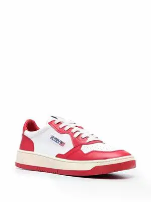 AUTRY Leather Perforated Sneakers - White