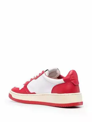 AUTRY Leather Perforated Sneakers - White