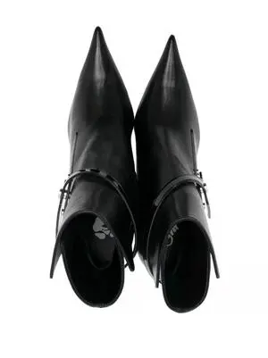 Off-White Nappa Ankle Boots