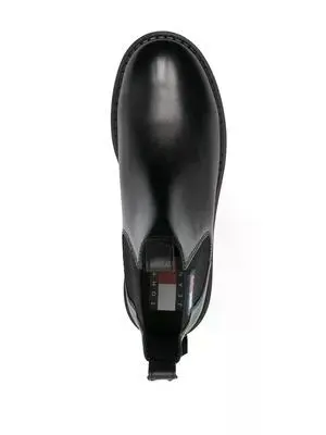 Tommy Hilfiger 40mm Logo-patch Leather Boots