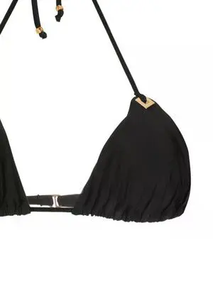 AMIR SLAMA Textured Triangle Bikini Set