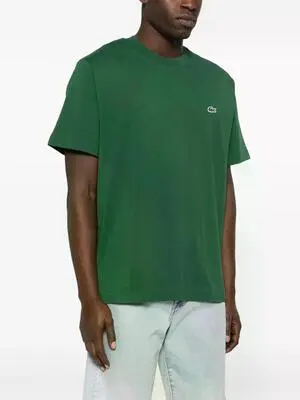 Lacoste Logo-patch Cotton T-shirt - Green