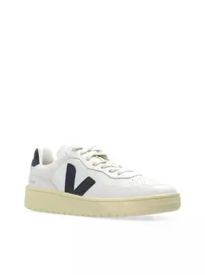 VEJA V-90 Chromefree Leather Sneakers - White