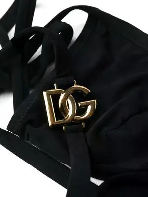 Dolce & Gabbana Dg-logo Triangle Bikini Set