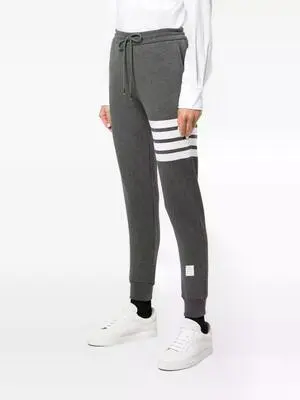 Thom Browne 4-bar Stripe Track Pants - Grey