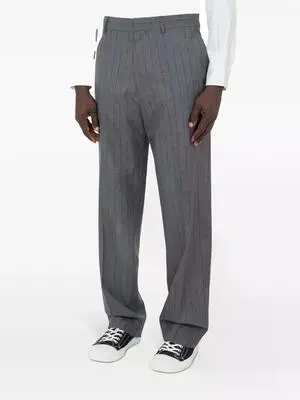 Moschino Pinstripe Virgin Wool Trousers