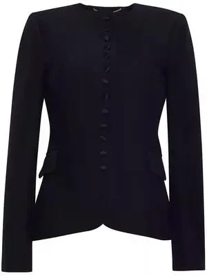 Adam Lippes Marin Fitted Jacket - Black