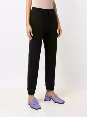 MSGM Cotton Logo Detail Jersey Sweatpants