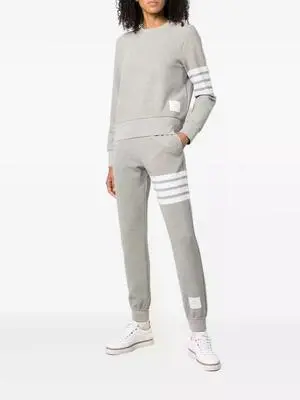 Thom Browne 4-bar Stripe Track Pants - Grey