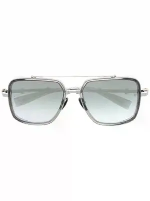 Balmain Officier Square-frame Sunglasses