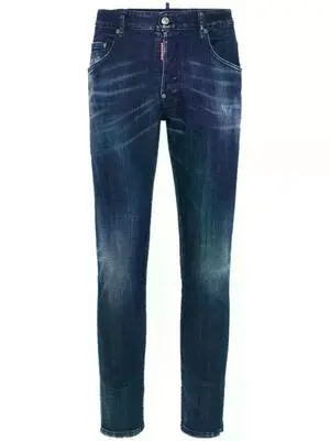 Dsquared2 Slim Stretch-cotton Jeans - Blue