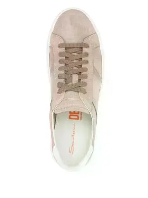 Santoni Panelled Sneakers