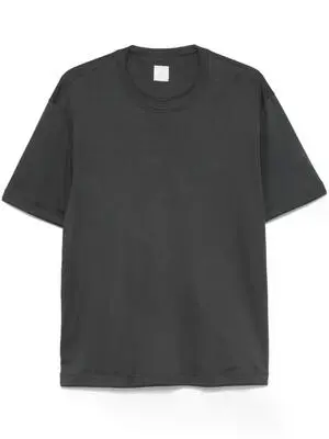Eleventy Layered-detail T-shirt - Black