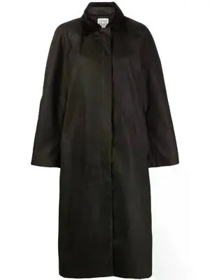 TOTEME Country Cotton Coat - Black