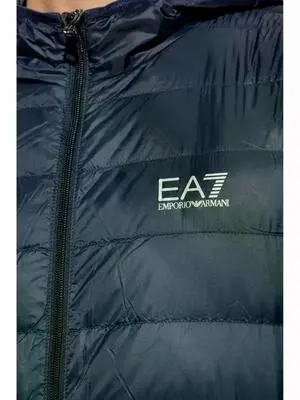 EA7 Logo-print Padded Jacket