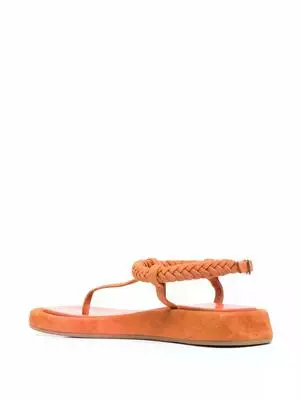 GIABORGHINI Rosie Flat Sandals - Orange