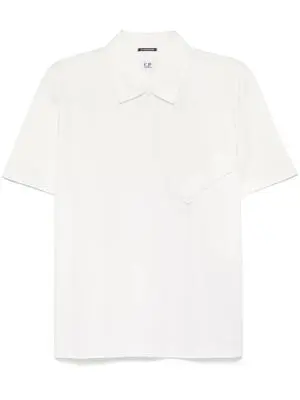 C.P. COMPANY Logo-appliqué Polo Shirt