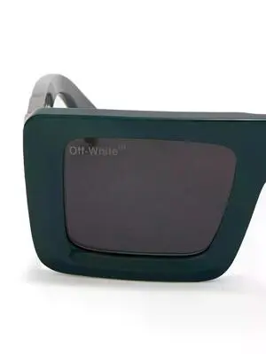 Off-White Leonardo Square-frame Sunglasses - Grey
