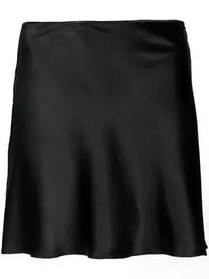 MANURI Silk A-line Skirt