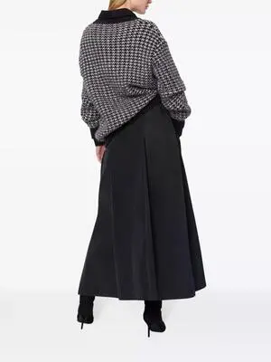 Alberta Ferretti Patterned Intarsia V-neck Jumper
