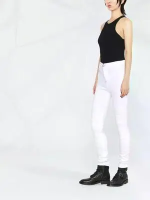 Philipp Plein Biker High-waisted Skinny Jeans