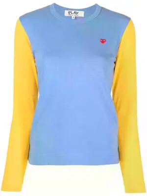 Play Comme Des Garcon Two-tone Sweater