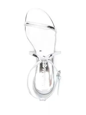 Alexander McQueen Metallic Leather Sandals