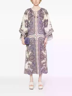 Zimmermann Ottie Linen Kaftan Dress