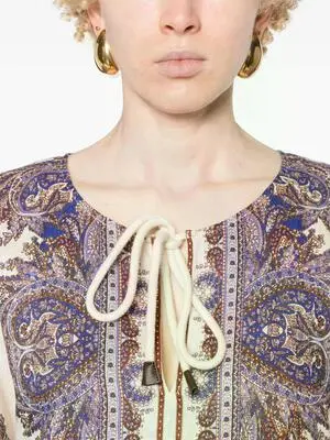Zimmermann Ottie Linen Kaftan Dress