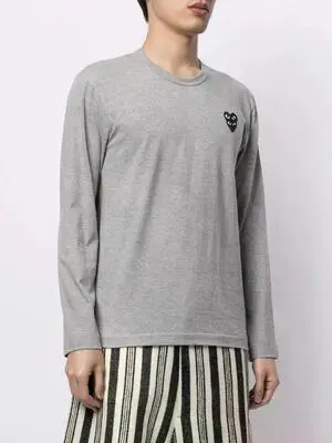 Play Comme Des Garcon Chest Logo-patch Jumper