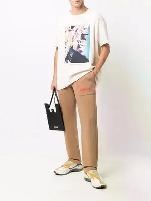 AMBUSH Logo-print Track Pants - Neutrals