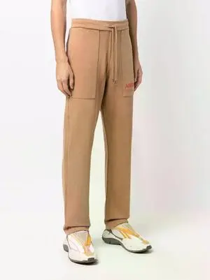 AMBUSH Logo-print Track Pants - Neutrals