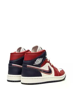 JORDAN Air 1 Mid Se Usa Sneakers - Red