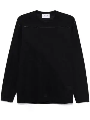 D4.0 Slub-texture T-shirt - Blue