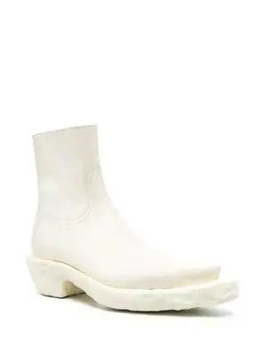 Camper Venga Leather Ankle Boots - Neutrals