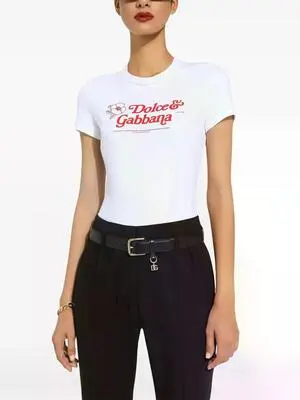 Dolce & Gabbana Dg Charm Leather Belt