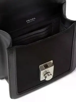 Prada Jacquard Logo Shoulder Bag