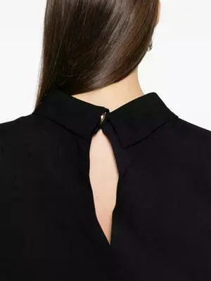 Carven Long Sleeve Blouse With Rear Button Fastening