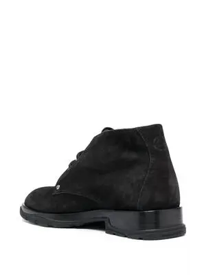 Alexander McQueen Lace-up Suede Boots
