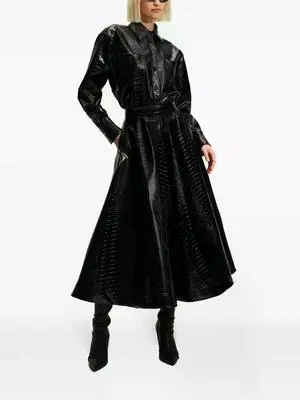 Karl Lagerfeld Faux-leather Shirt