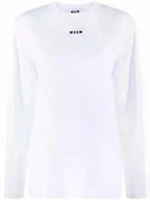 Msgm Long Sleeve T-shirts For Women