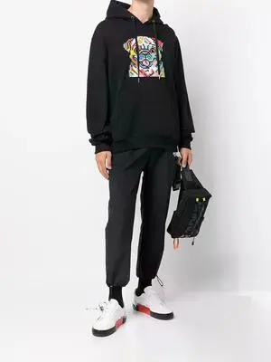 MOSTLY HEARD RARELY SEEN 8-BIT Rainbow Pug Pullover Hoodie